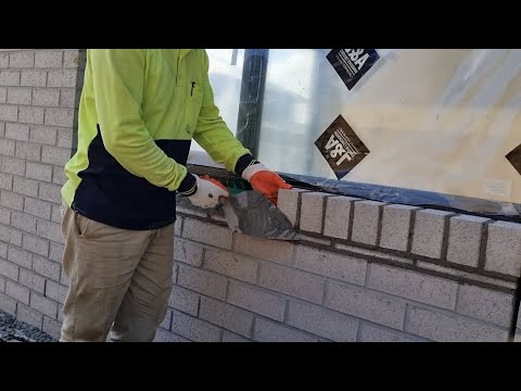 How to do a Window sill with brick? - YouTube