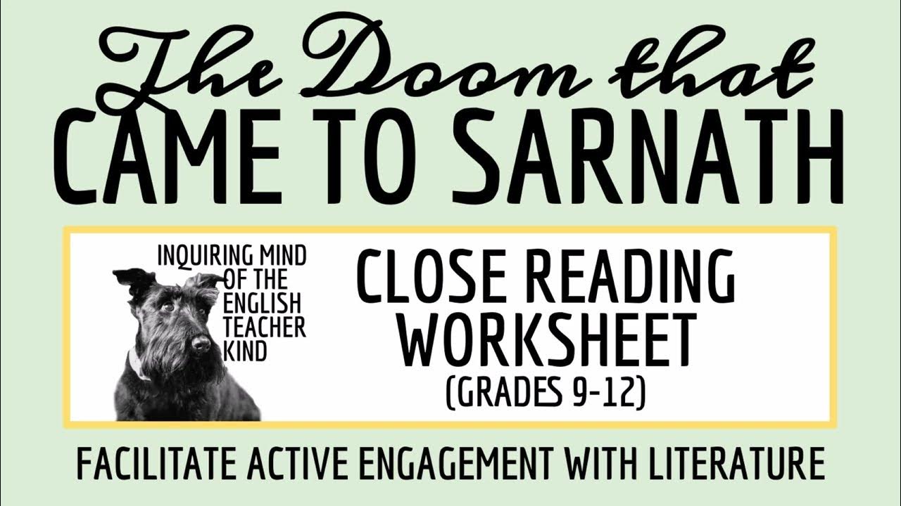 "The Doom that Came to Sarnath" by H.P. Lovecraft Close Reading ...