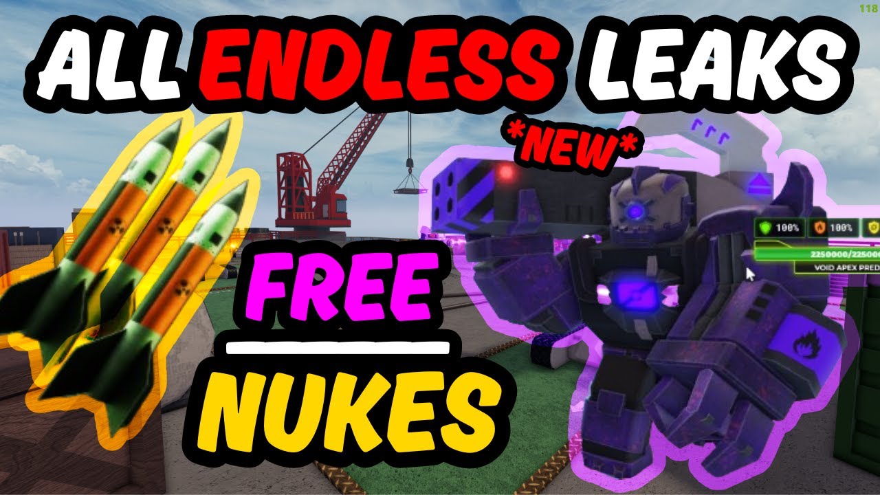 All NEW Endless Expansion Leaks.. (FREE NUKE AT 200!?) - Tower Defense ...