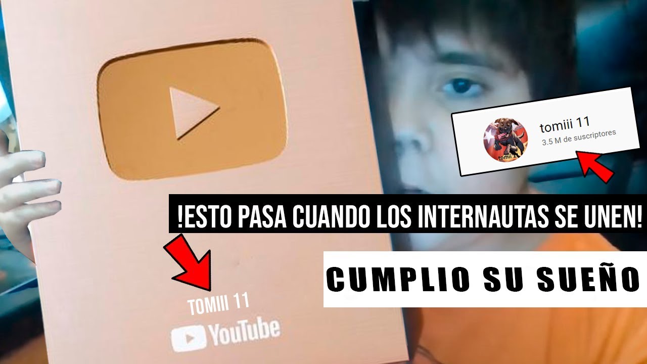 TOMII 11 cumplió su SUEÑO | ESTO PASA cuándo INTERNET SÉ USA para hacer ...