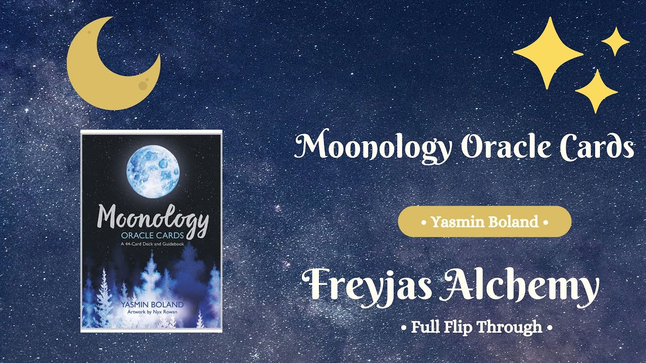 Moonology Oracle Cards - By Yasmin Boland - Full Flip Through - YouTube
