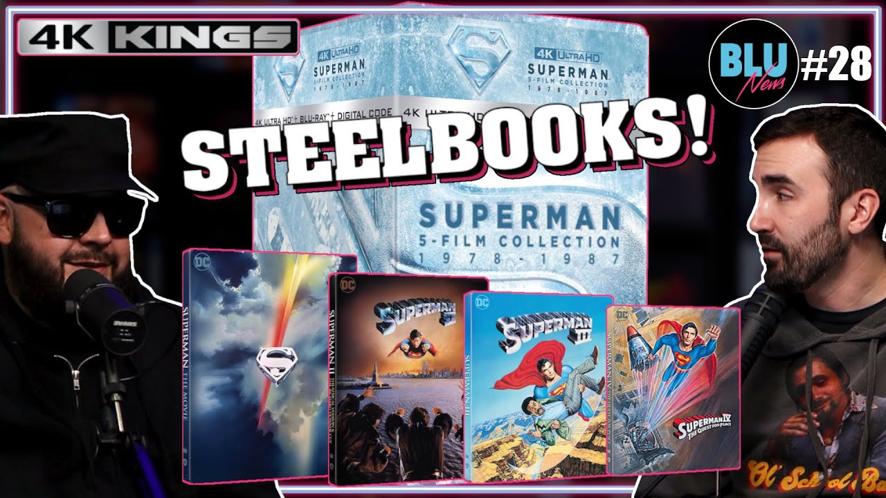 SUPERMAN 4K STEELBOOK COLLECTION & MORE! | 4K Kings Talk Steelbooks ...