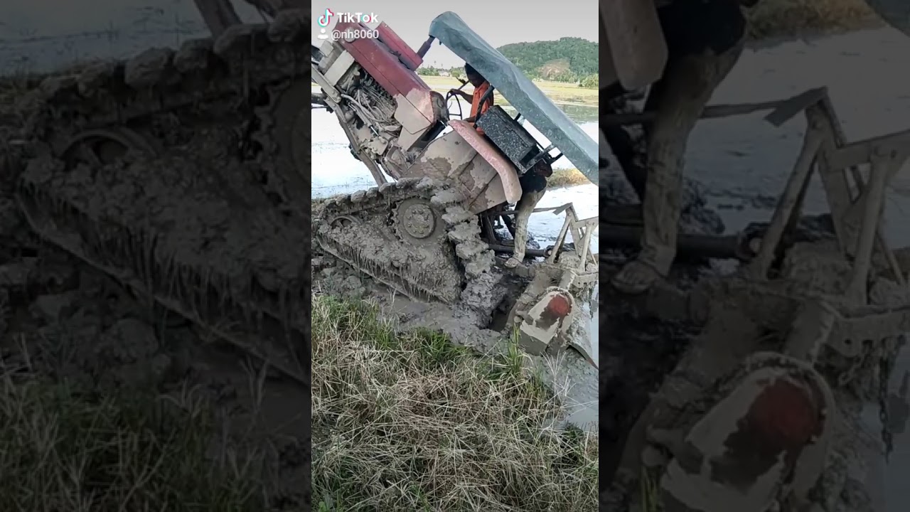 Trekta trek pam hydraulic tercabut - YouTube