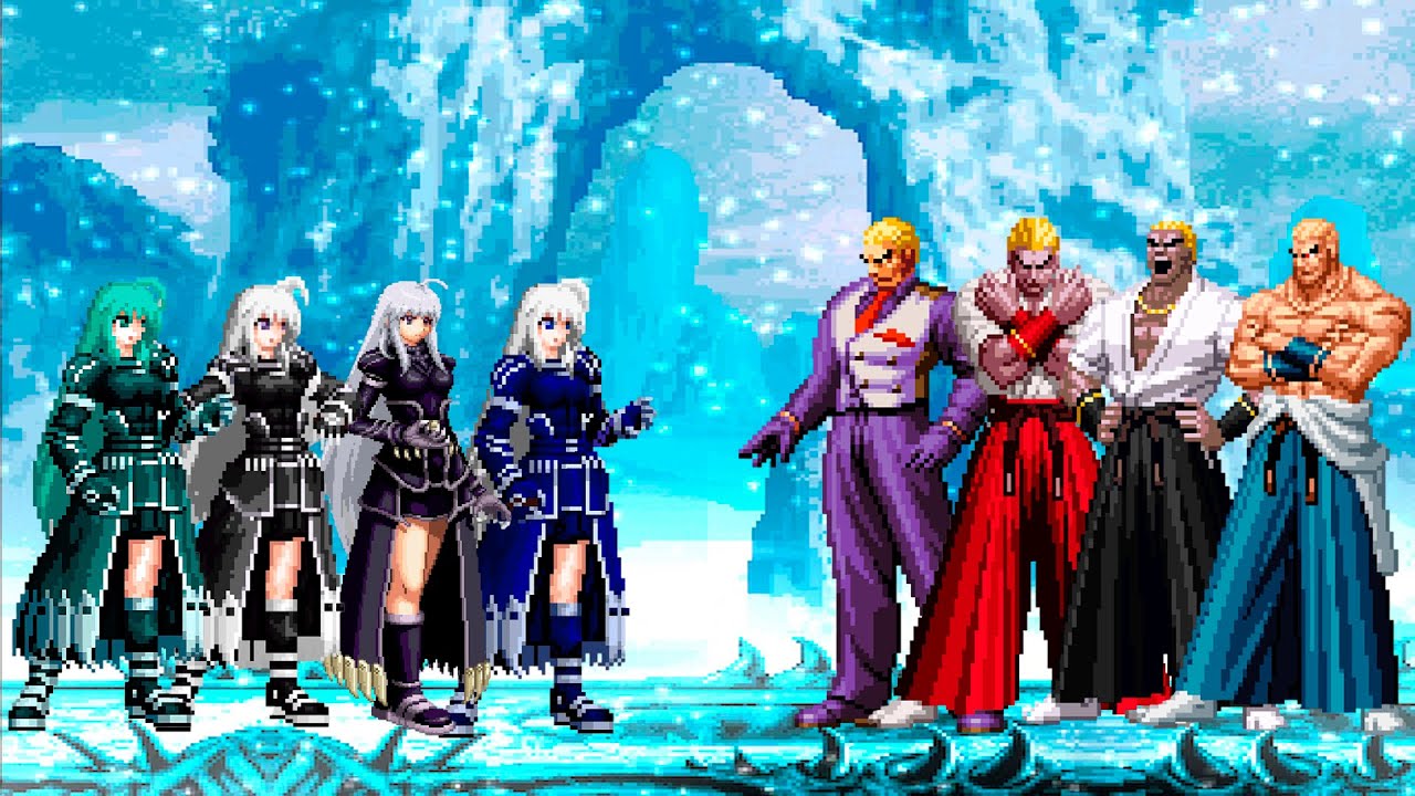 [KOF Mugen] Zeroko Team vs Geese Howard Team - YouTube