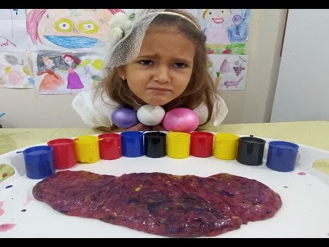 Hazır slime ile bizim slime ı karşılaştırdık karıştırdık, eğlenceli RAHATLATICI SLİME videosu