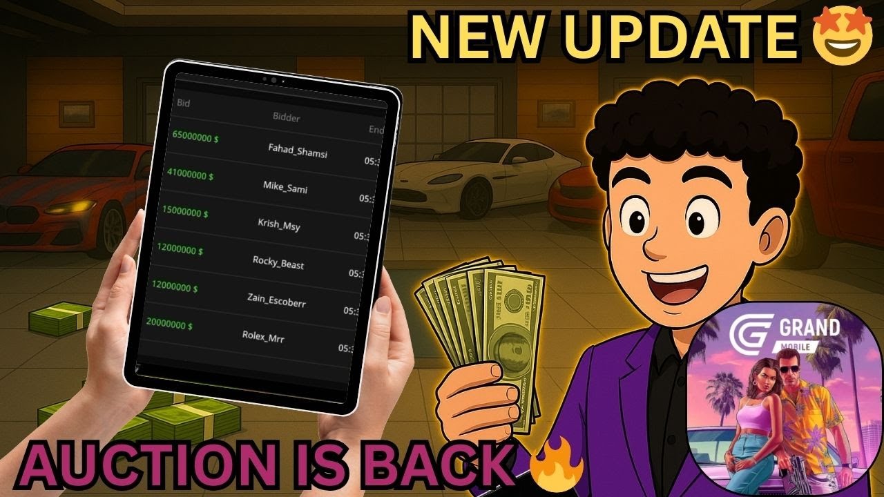 🚨 Grand RP Mobile NEW UPDATE! | AUCTION is BACK Again in Grand RP 🔥 Buy ...