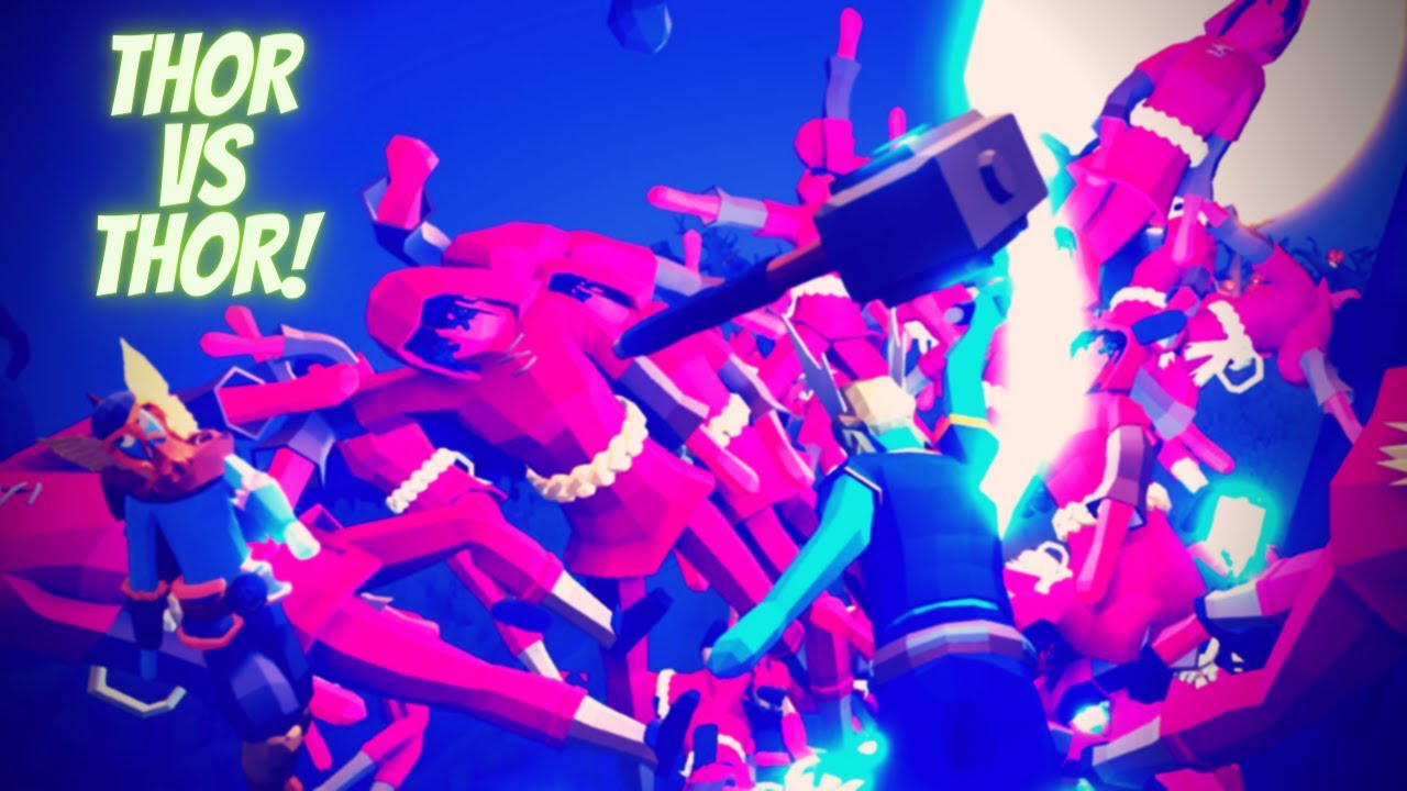 TABS LEGACY THOR VS MODDED THOR!!!! Totally Accurate Battle Simulator ...