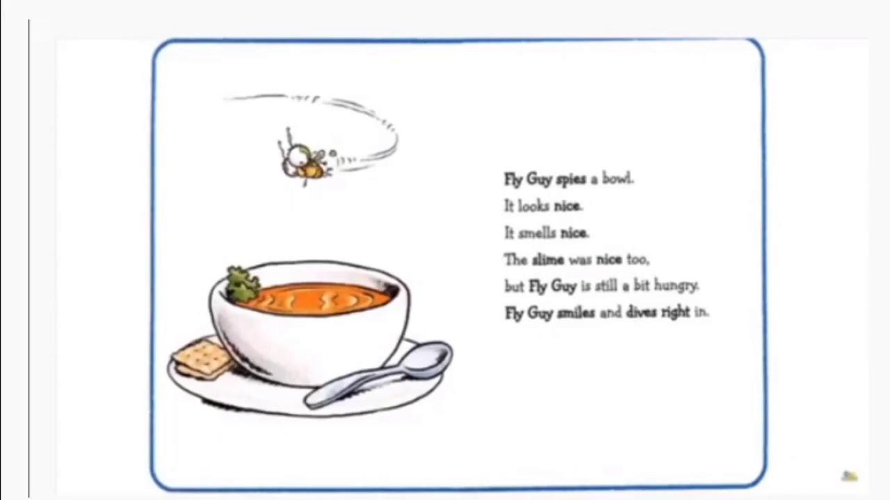 한글로 읽는 There's A Fly Guy in My Soup fly guy9 - YouTube