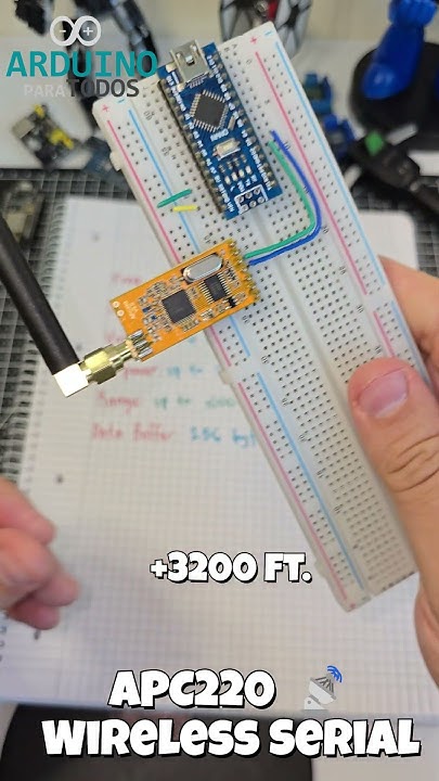 🟢 Módulo Inalámbrico APC220 con Arduino y Node-RED | Control Serial de Largo Alcance - YouTube