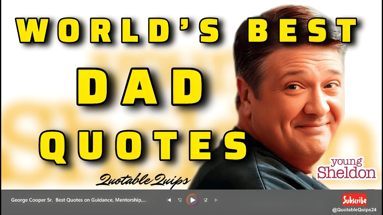 George Cooper Sr. | Best Quotes (Compilation) | Young Sheldon ...