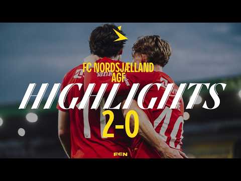 Highlights: FC Nordsjælland 2 - 0 AGF (3F Superliga)