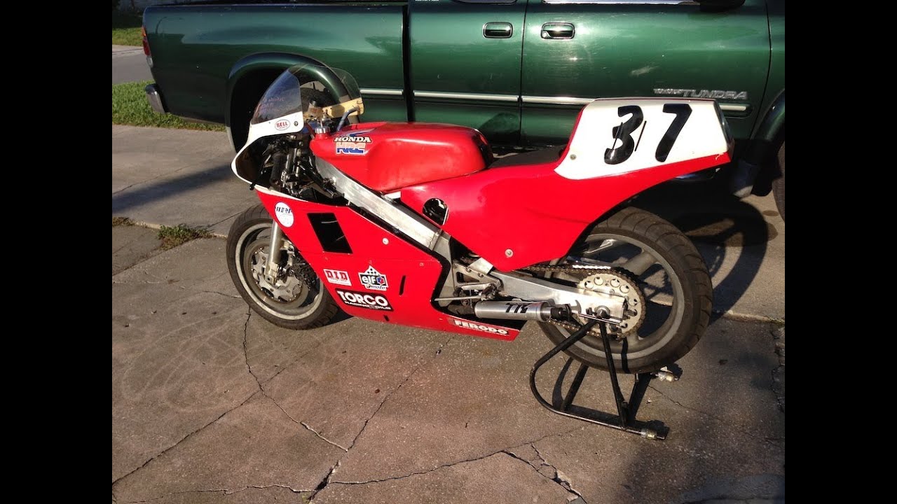 1985 Honda RS250R HRC Race Bike - YouTube