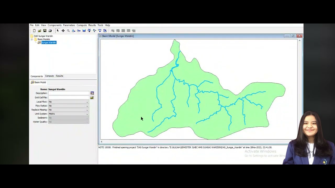 ANALISA HIDROLOGI PADA SUNGAI WARIDIN MENGGUNAKAN APLIKASI HEC-HMS - YouTube