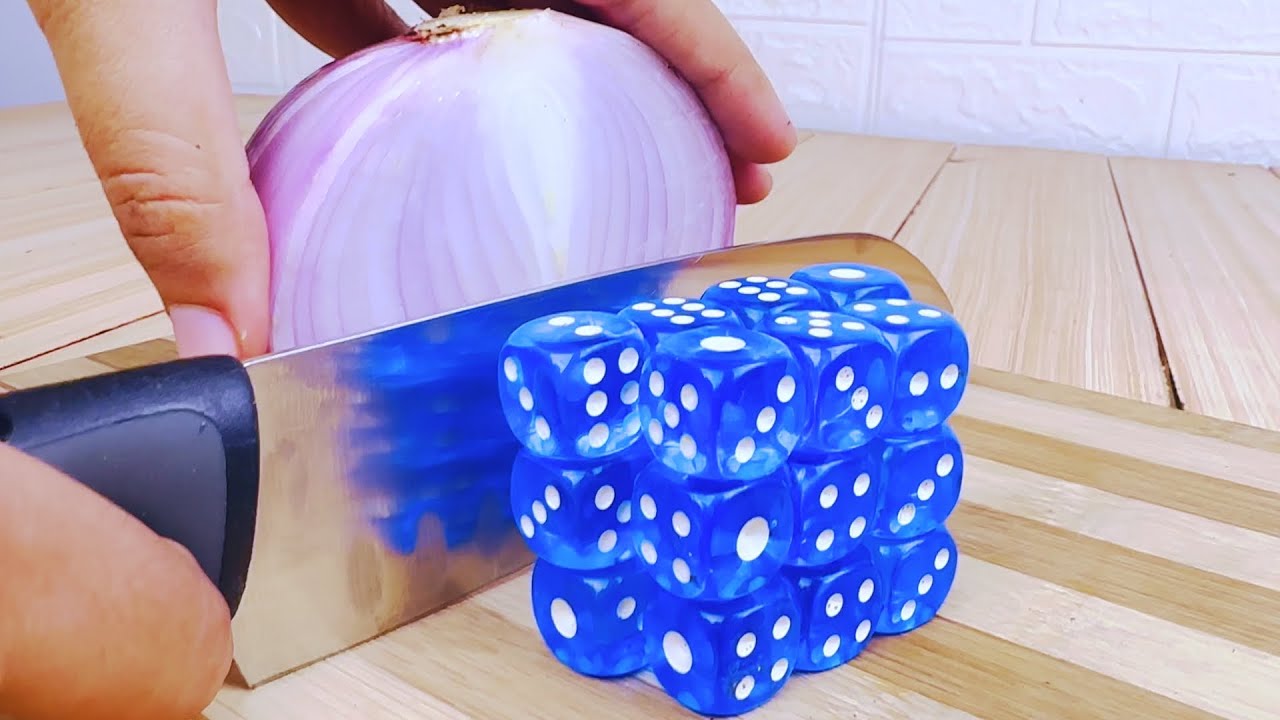 Stop motion Cooking - Coleslaw Salad / Dice in Real Life 6 - YouTube