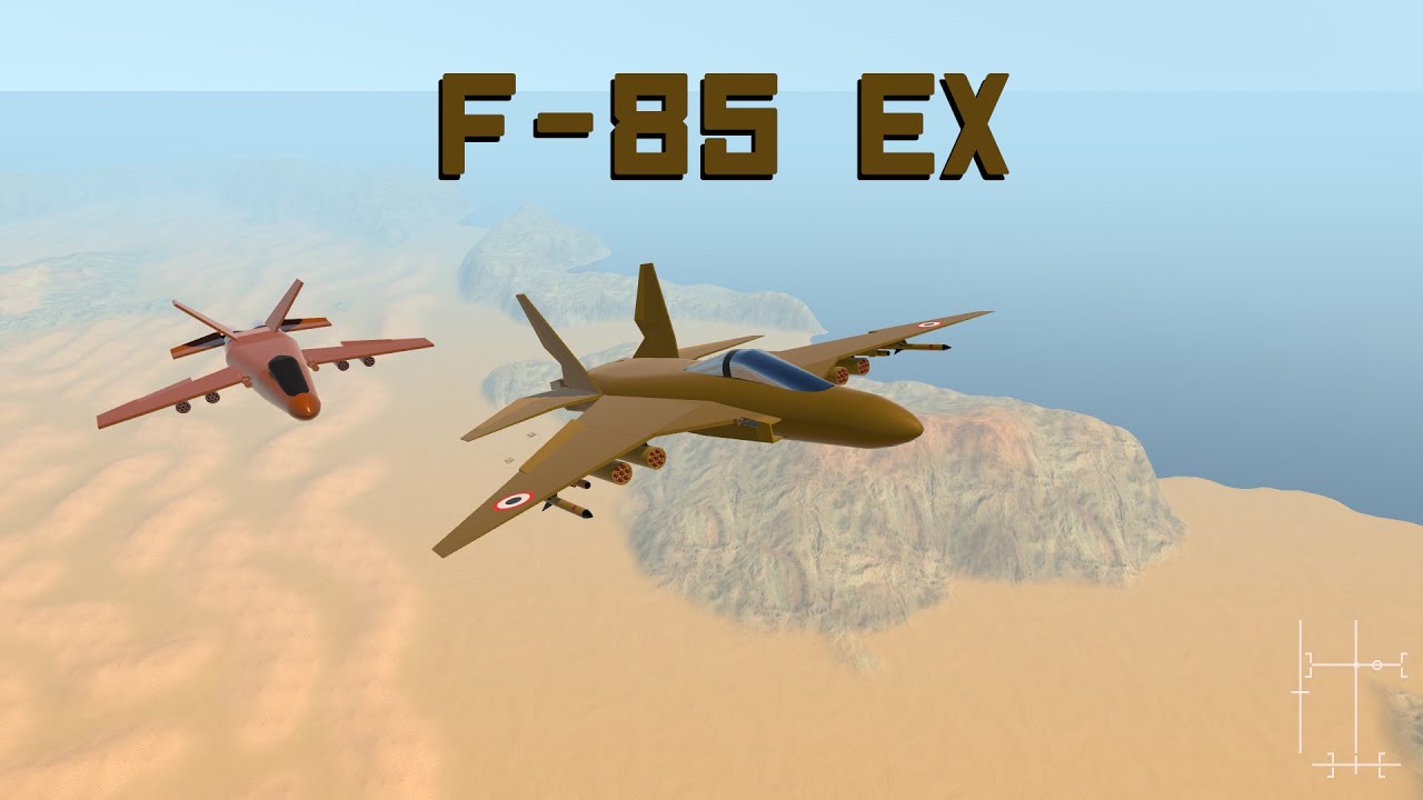 [Simpleplanes] Upgrading the F-85A Bullshark to F-85 EX in Simpleplanes ...