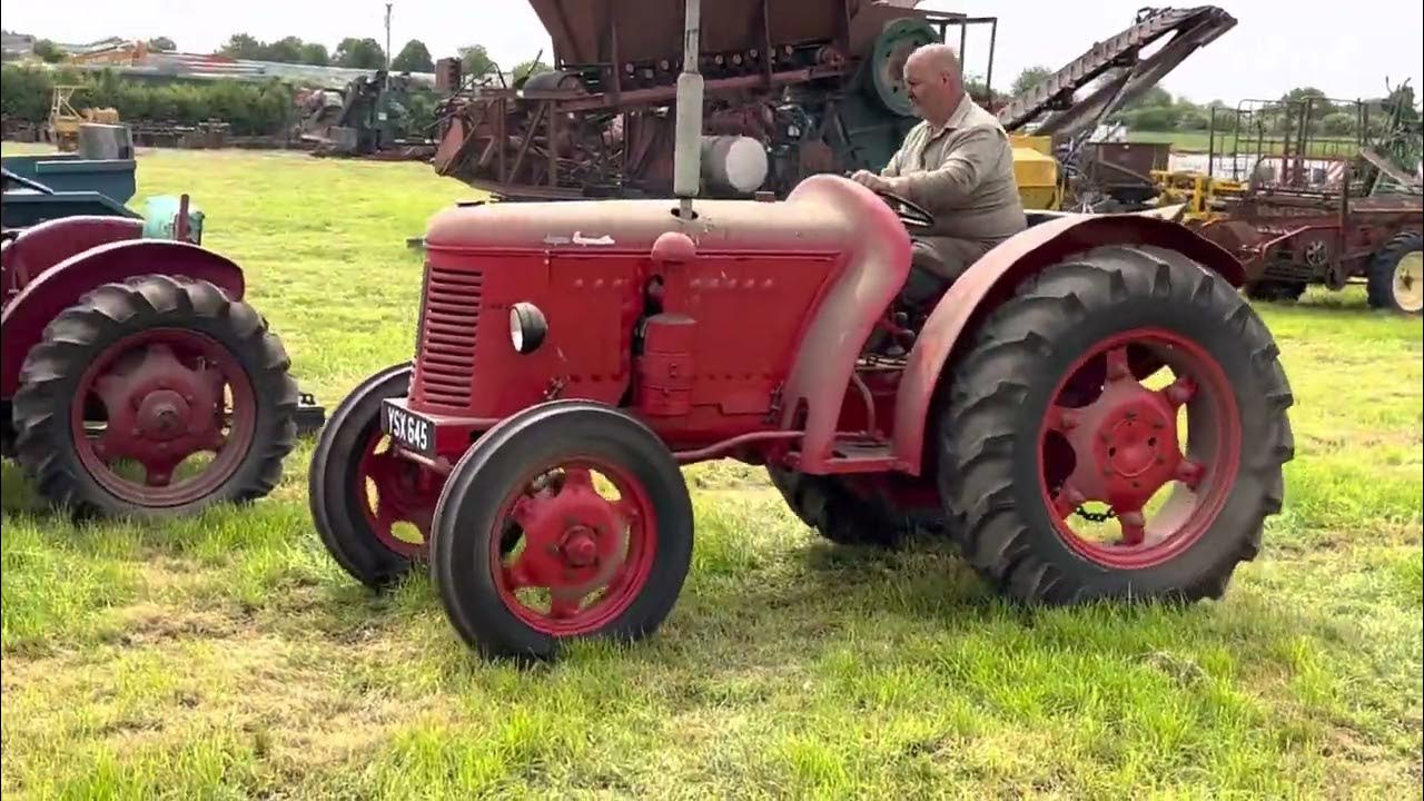 David Brown Super Cropmaster Tractor,Entered into Auction - YouTube