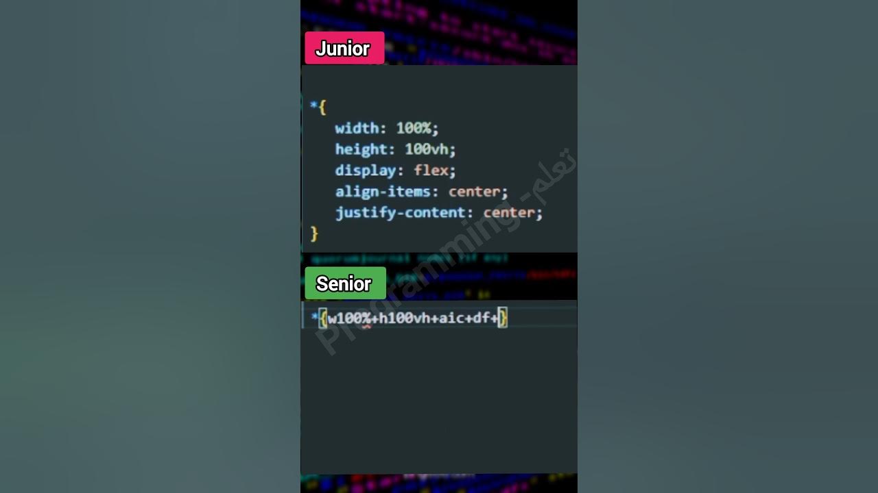 CSS Trick Junior vs Senior Frontend developer programming javascript html coding webdevelopment💻 ...