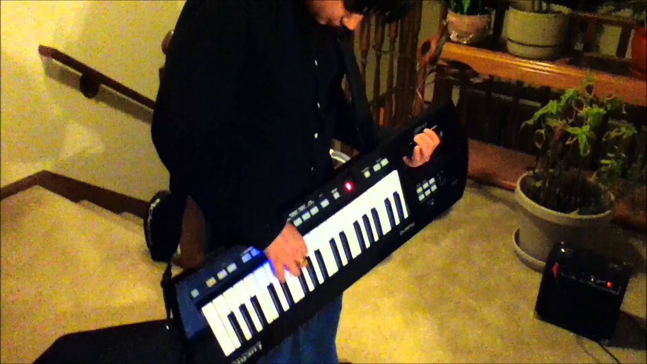 Fancy Alex plays Hail to the King on Keytar - YouTube