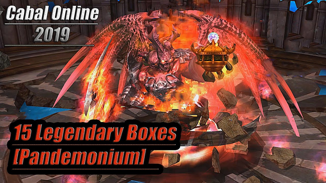 Cabal Online EU - 15 Legendary Boxes [Pandemonium] - YouTube