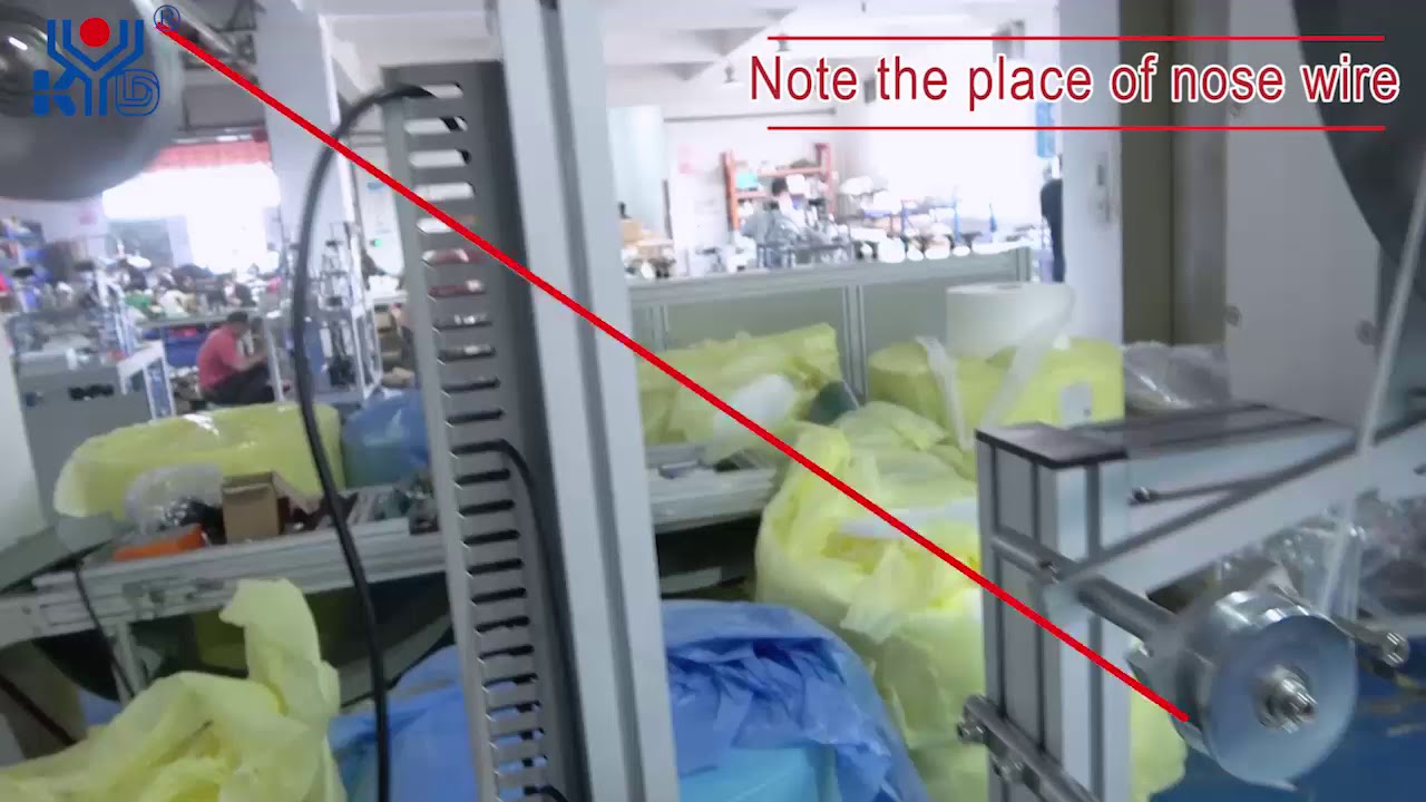 Fully Automatic Medical Sugical 1+1 Flat Face Mask Machine ...