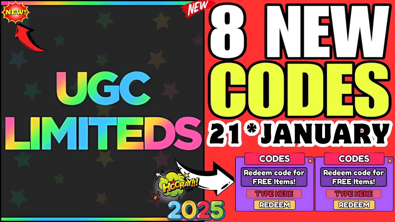 ⚠️Free UGC💥CODE!⚠️ UGC LIMITEDS ROBLOX CODES JANUARY 2025 - UGC LIMITED ...
