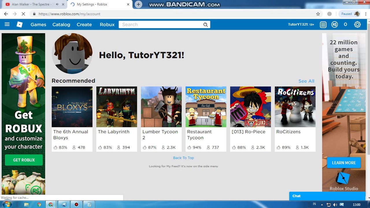 Cara Verifikasi Akun Roblox Dengan Gmail - YouTube