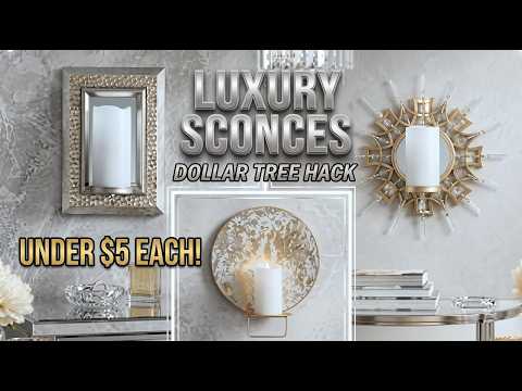 HIGH-END Looking Wall Decor for Under $5! | Dollar Tree DIY