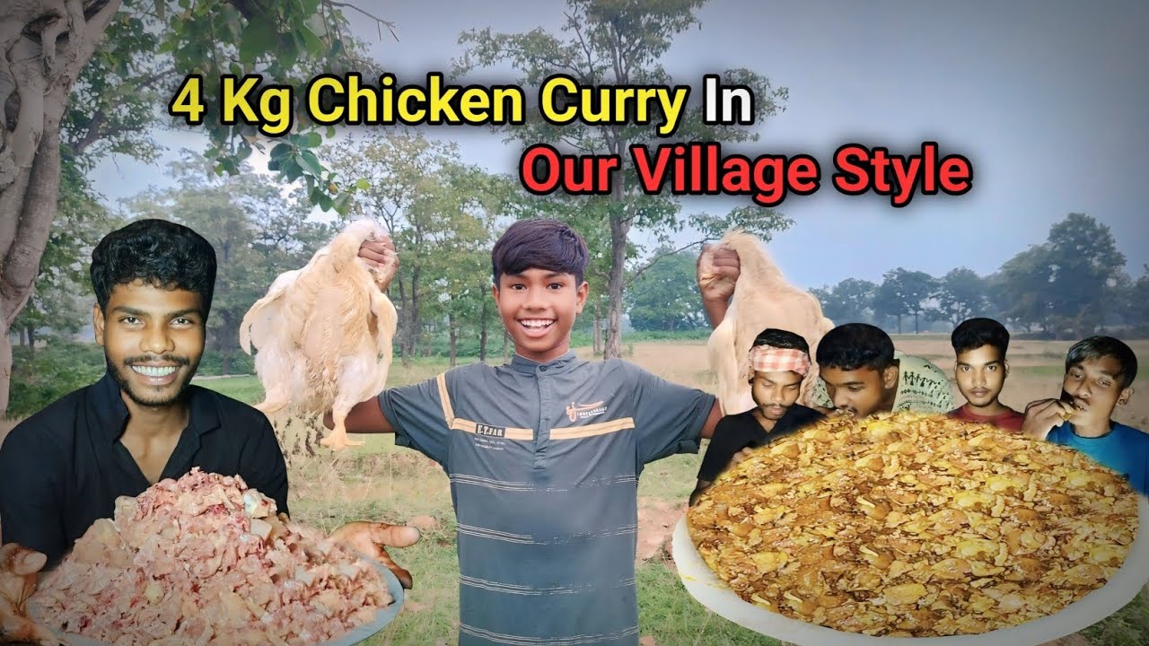 4 Kg Chicken Curry Our Village Style//Chicken Curry Recipe//देसी स्टाइल ...