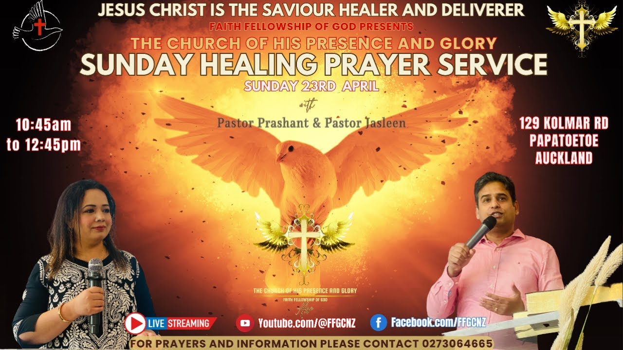 Sunday Healing Prayer Service 23rd April 2023 - YouTube