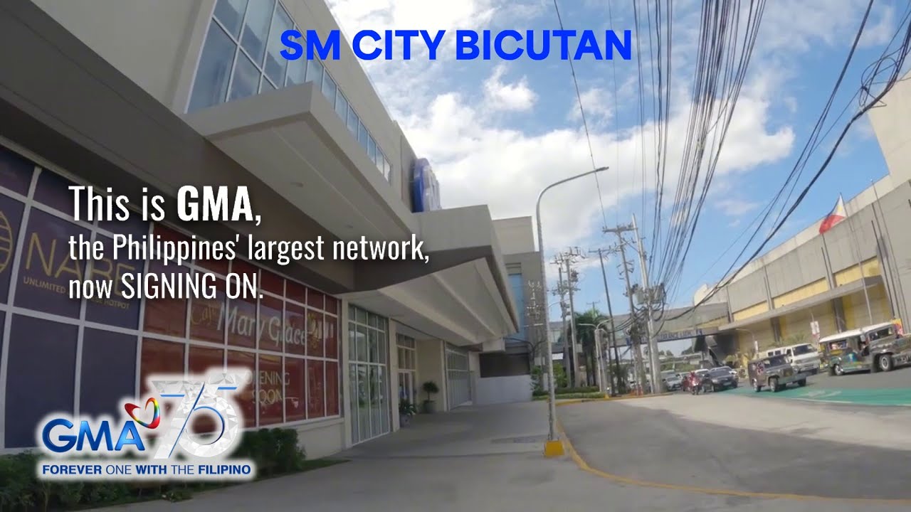 GMA Network DZBB Channel 7 Sign On Advisory SM City Bicutan - Weng Dela ...