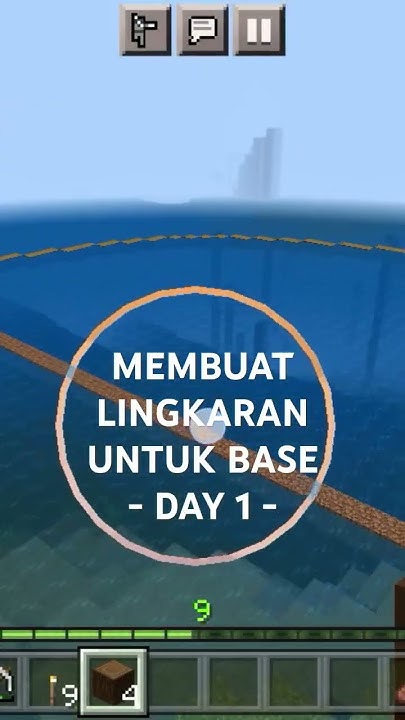 Membuat lingkaran 🫥 | Day 1 #minecraft#minecraftshorts#base#bighousejardín#subscribe - YouTube