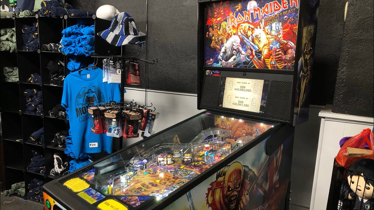 Iron Maiden: Legacy of the Beast pinball machine - YouTube