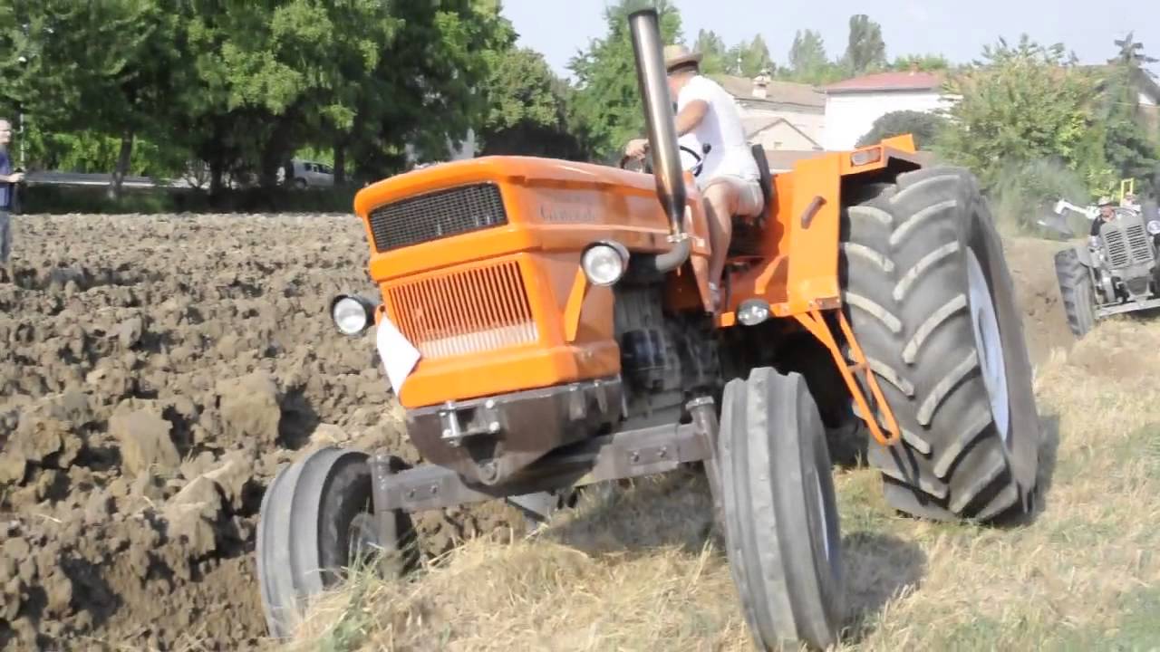Huge old tractor plowing earth Beautiful sounds and wheelies! - YouTube