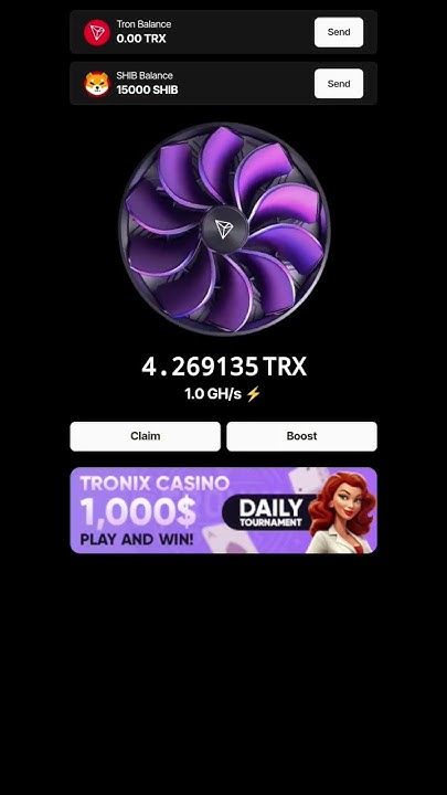 Tronix Airdrop|mine free TRX token with just one tap daily - YouTube