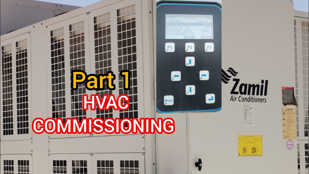 commissioning of Zamil chiller step by step P1 l hvac commissioning l ...