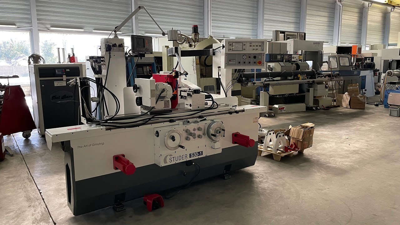 CYLINDRICAL GRINDING MACHINE "STUDER" S30-1 - YouTube