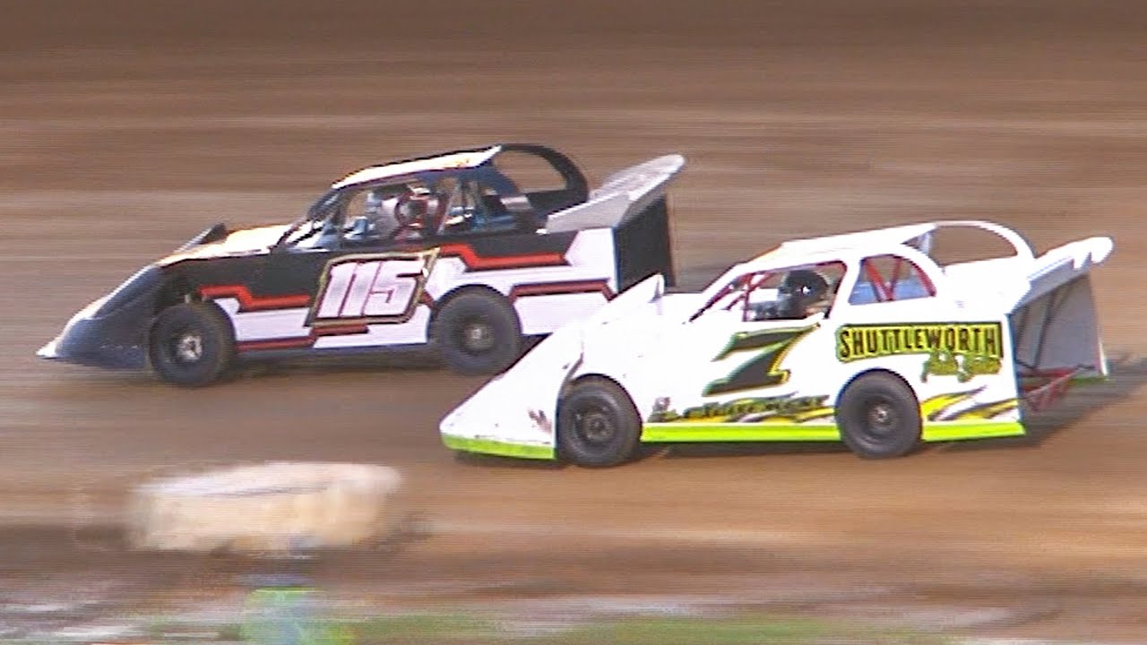 SHARP Mini Late Model Heat | McKean County Raceway | 8-31-23 - YouTube