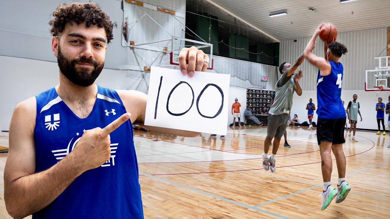 I Scored 100 POINTS In A Real Game... - YouTube