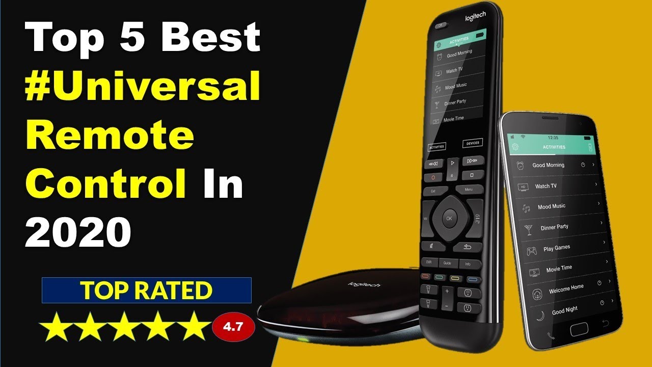 Top 5 Best Universal Remote Control In 2020 : logitech harmony Remote ...