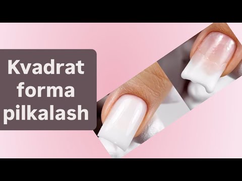 Tirnoq kvadrat forma pilkalashni organish. Tirnoqga forma berish tortburchak. #kvadrat #tirnoq #nail