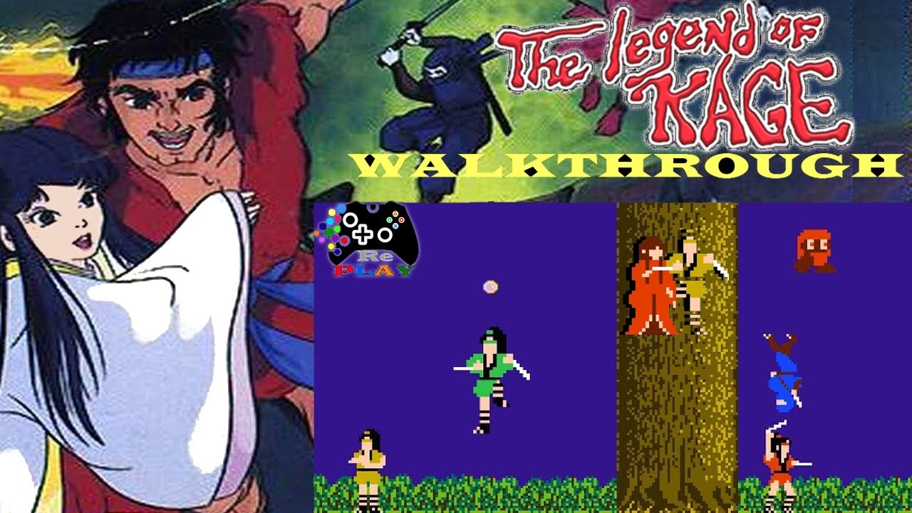 Legend of Kage - Famicom (NES) Retro Gameplay ! - YouTube