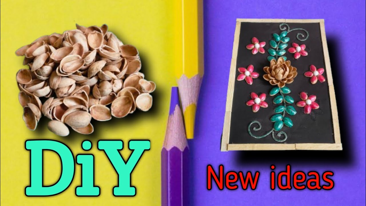 How to Make DiY Pista Shell Craft ideas. Beautiful Pistachio Shells # ...