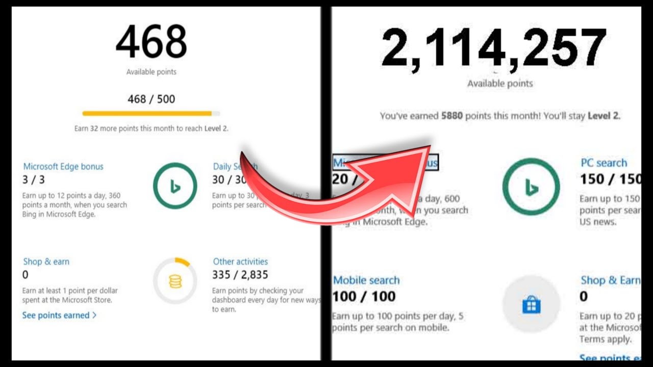 How To Get 25,000 MICROSOFT Rewards Points EVERY MONTH! - YouTube