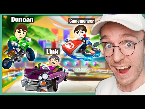NIEUWE Mario Kart LEVELS spelen met Don, Duncan en Link (200cc) - YouTube