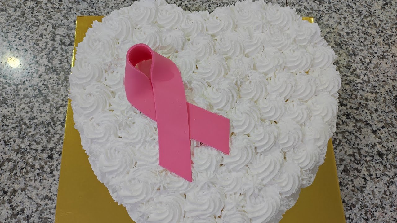 DIY | Breast Cancer Cake - YouTube