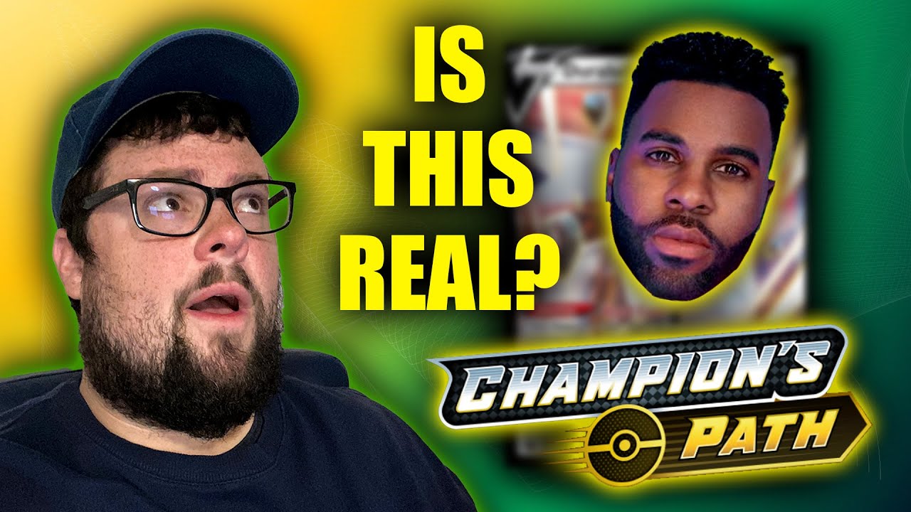 JASON DERULO WAS INSIDE MY POKEMON CARDS? - CHAMPIONS PATH UNBOXING ...