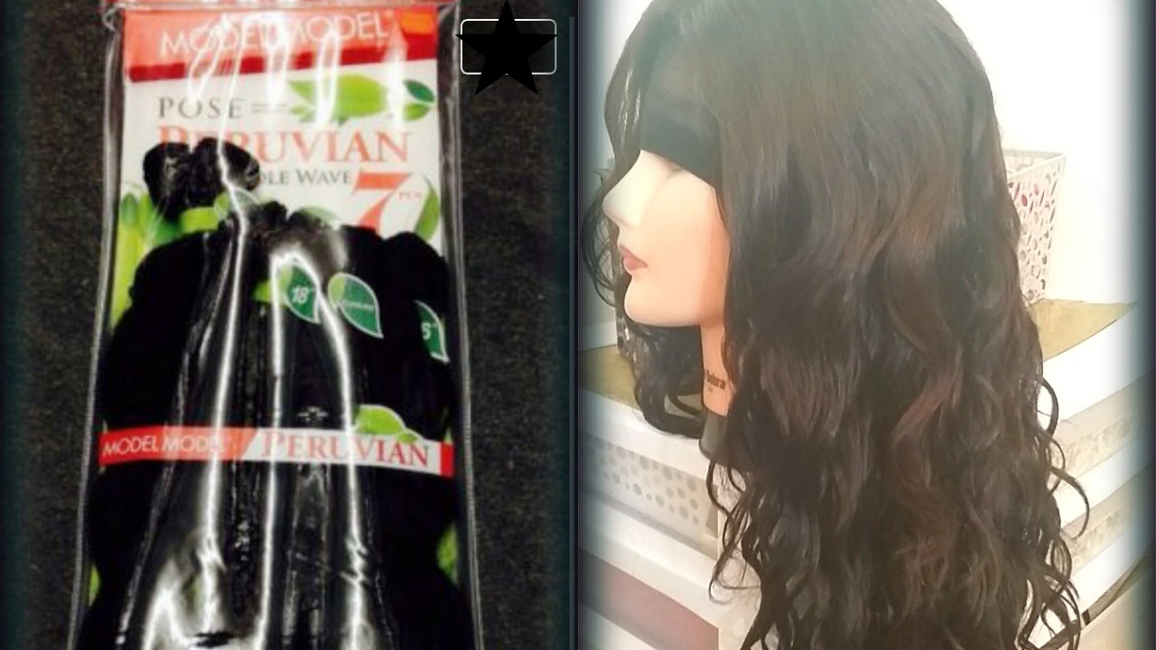 Model Model Pose Peruvian Soft Wave Bundle - YouTube