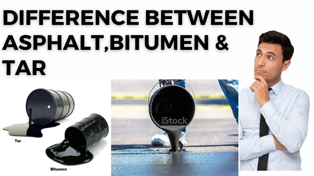 Difference Between Asphalt,Bitumen & Tar - YouTube