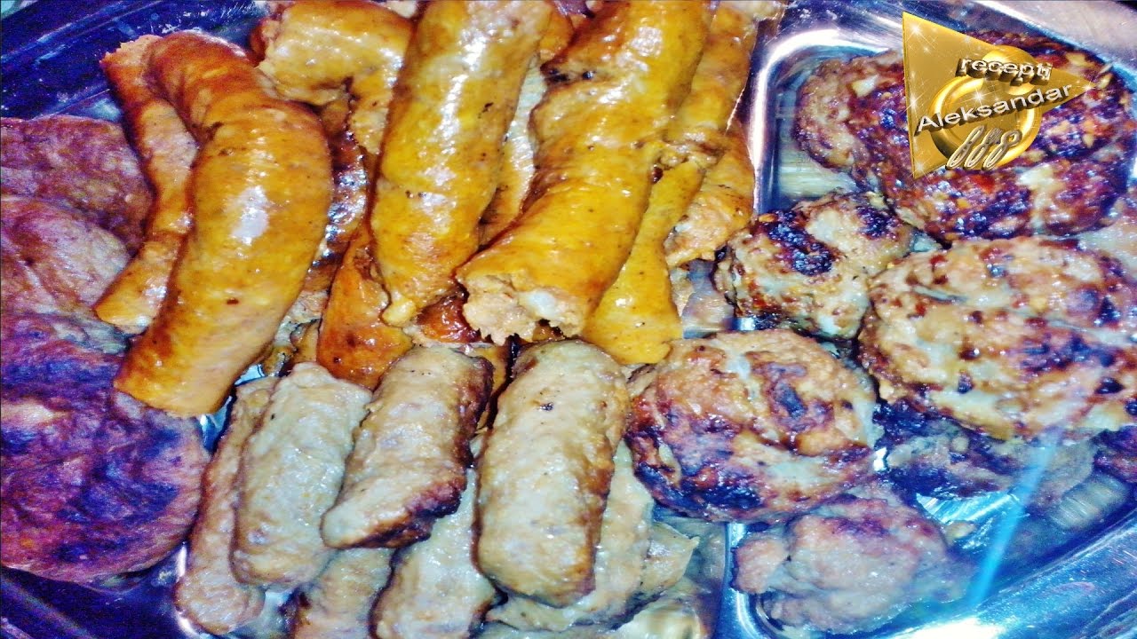 LESKOVAČKI ROŠTILJ MALI LESKOVAČKI VOZ | Recepti Aleksandar - YouTube