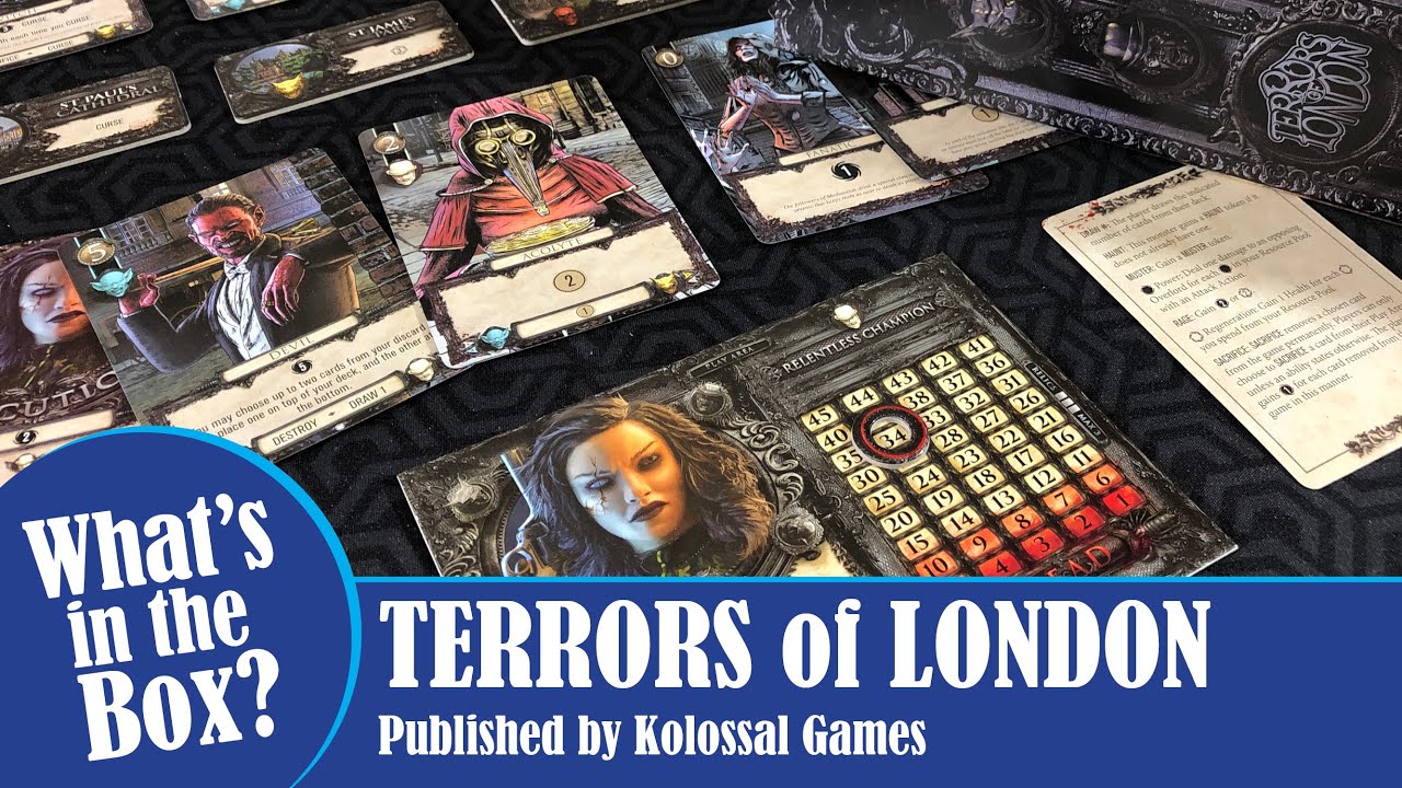 TERRORS OF LONDON - Unboxing, Set-up & Basic Game Play - YouTube